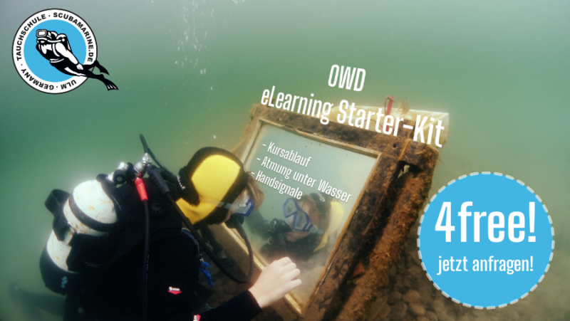Jetzt anmelden und gleich mit dem kostenlosen PADI OWD Starter-Kit ...